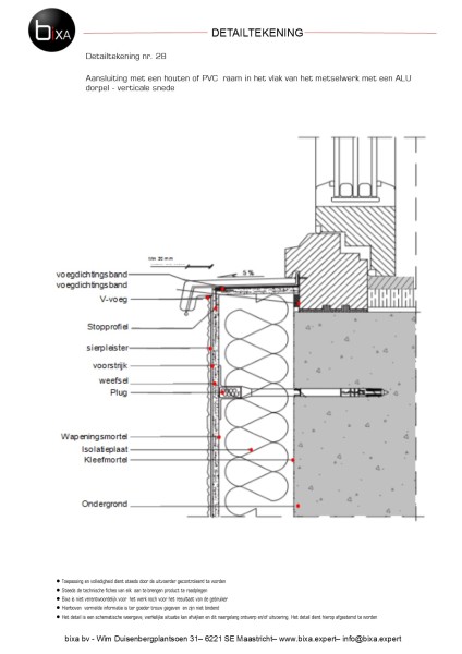 details systemen met sierpleister