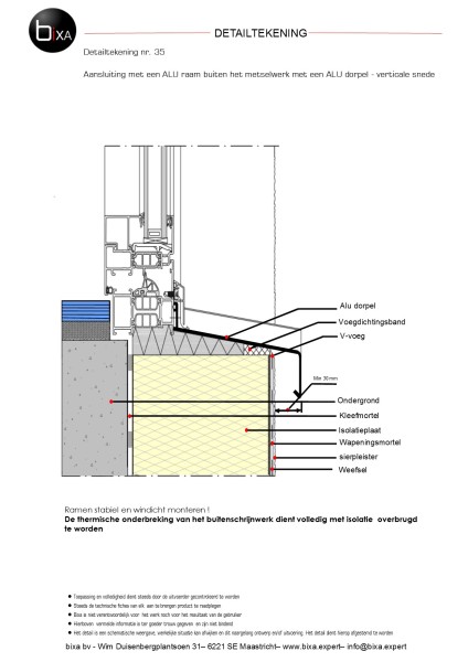 details systemen met sierpleister