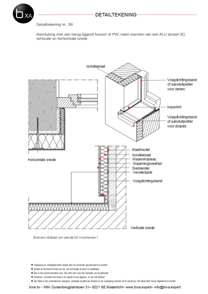 details systemen met sierpleister