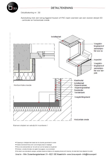 details systemen met sierpleister