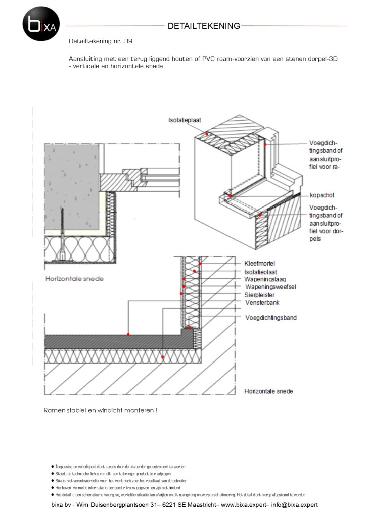 details systemen met sierpleister